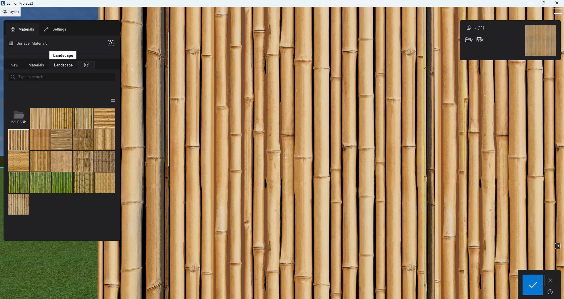 VẬT LIỆU VÁCH TRE NỨA